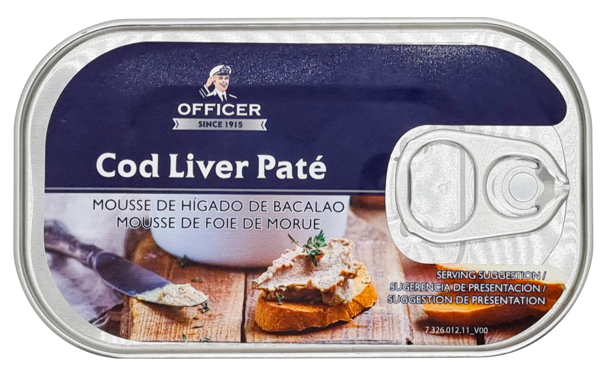 Bornholms Officer cod liver pâté, 115 g - CannedFish